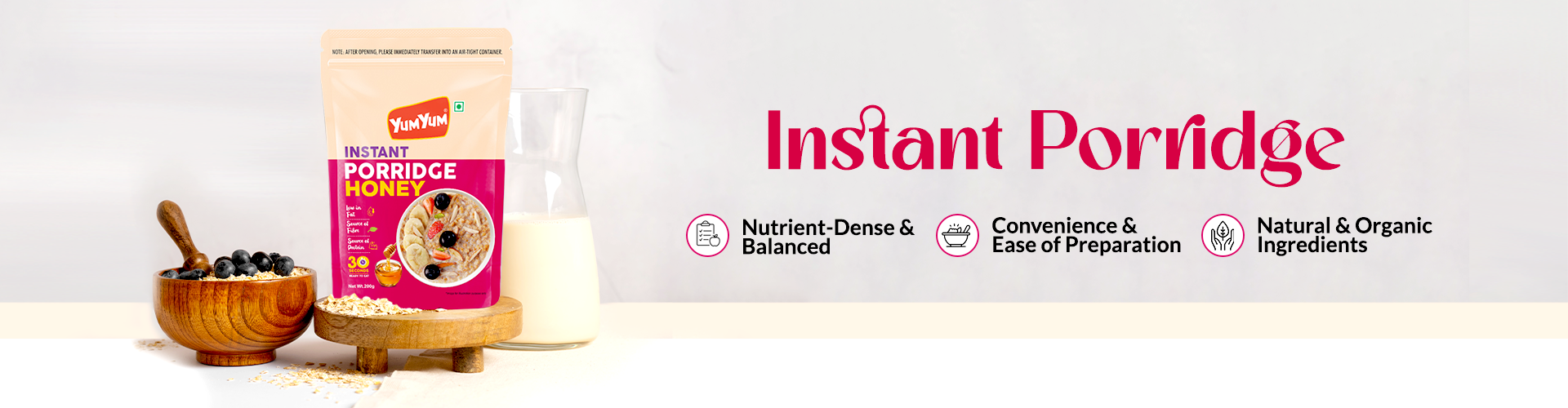 Instant Porridge – Yum Yum